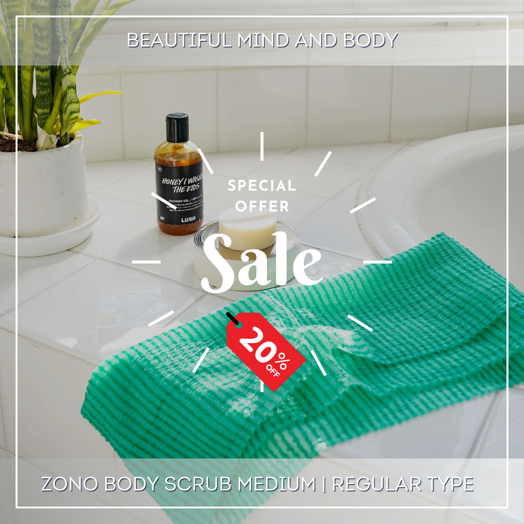 ZONO Body Scrub MEDIUM | Regular Type – ZONO-JAPAN